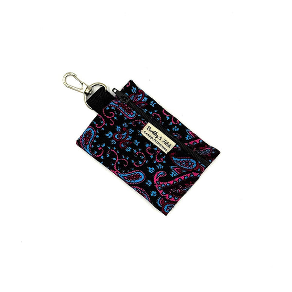 Blue Paisley Corduroy Poo Bag Holder – Barkley and Fetch